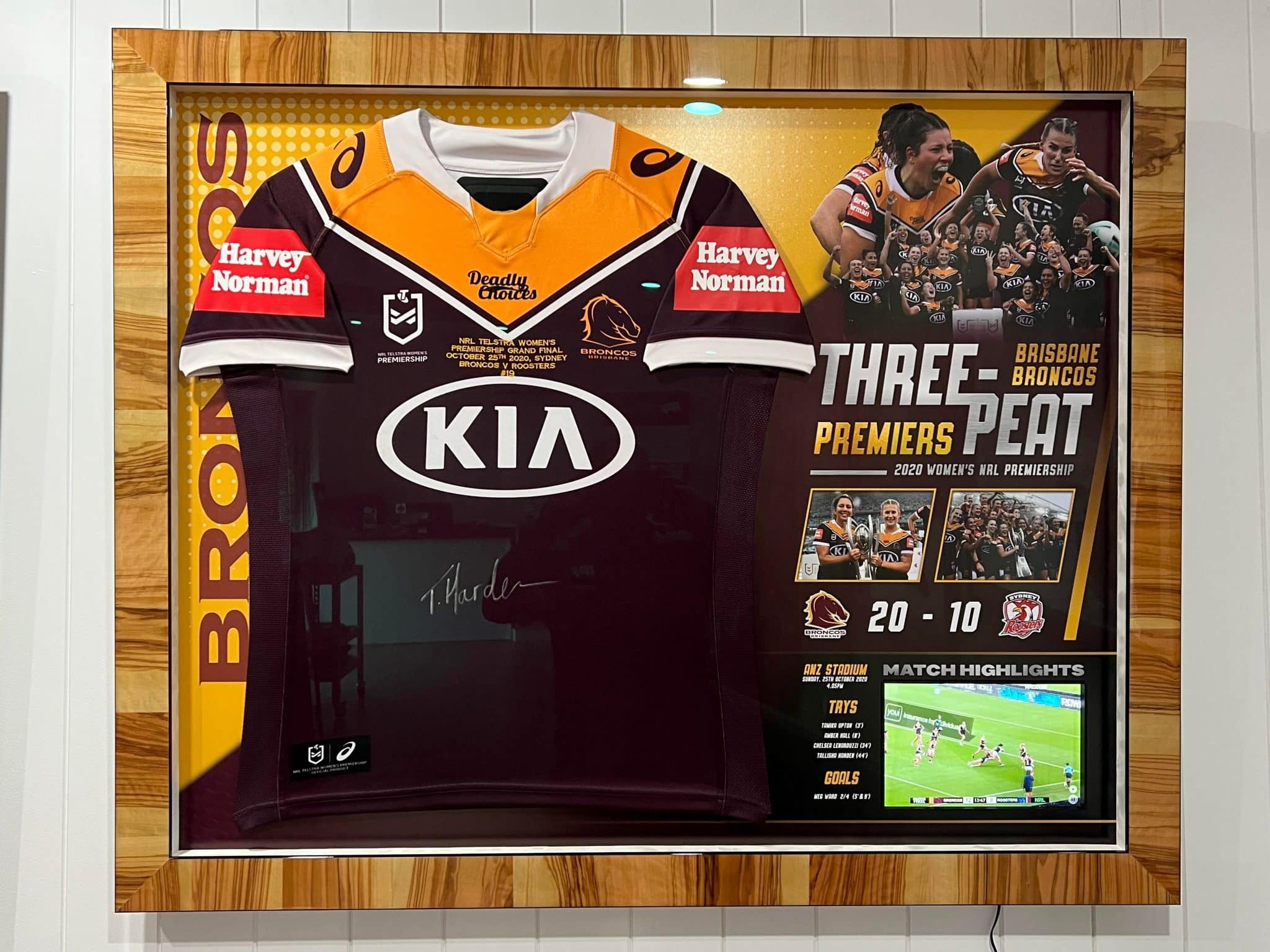 Jersey Framing - Ipswich Picture Framing